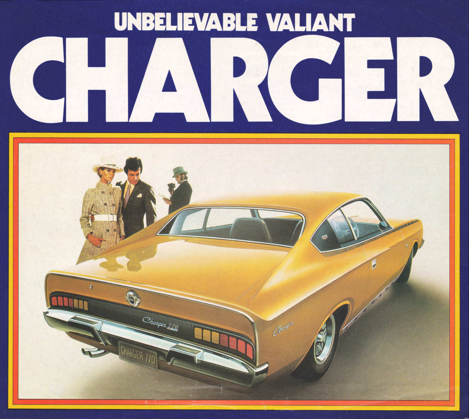 1971 Chrysler VH Valiant Charger Poster