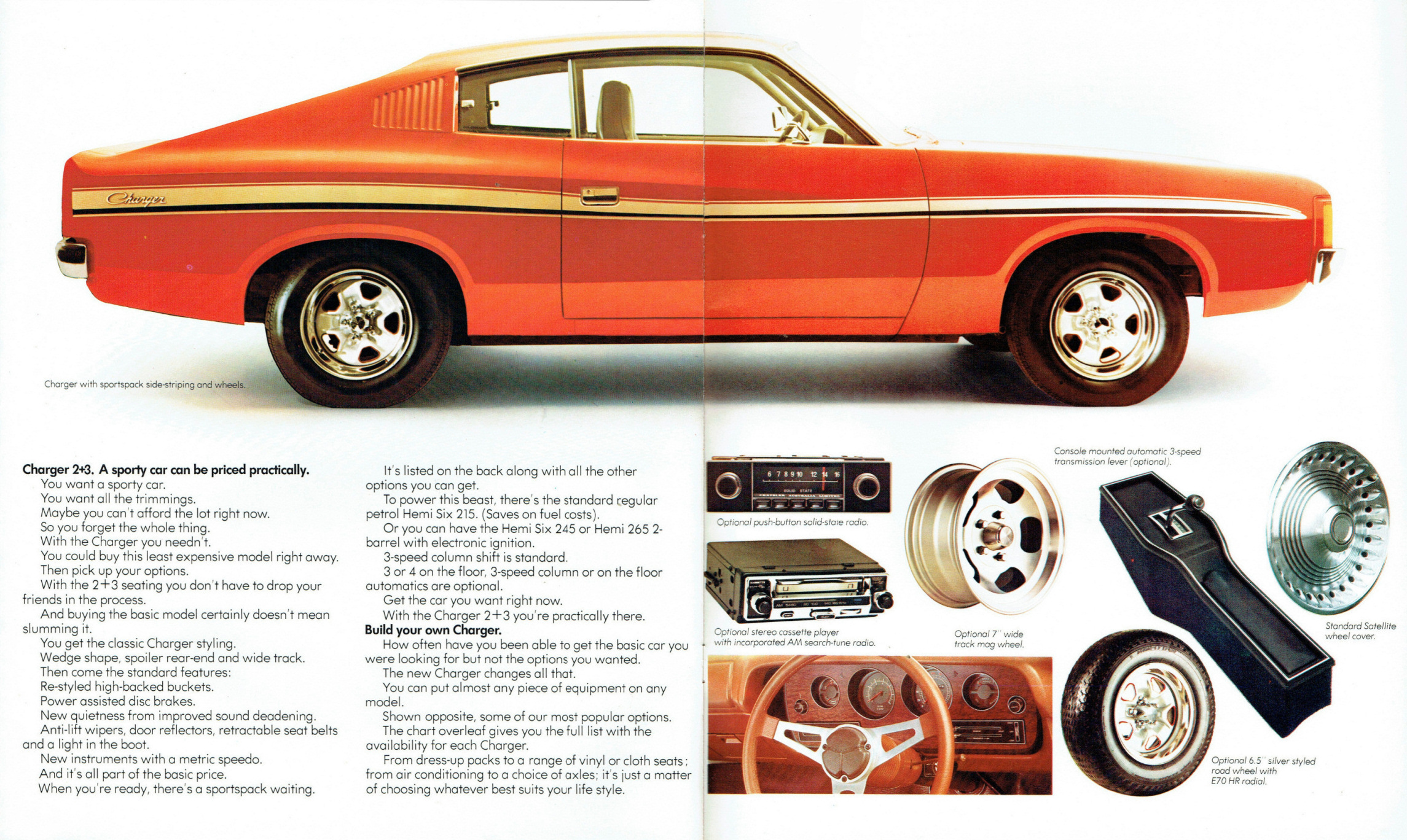 1973 Chrysler VJ Valiant Charger Brochure