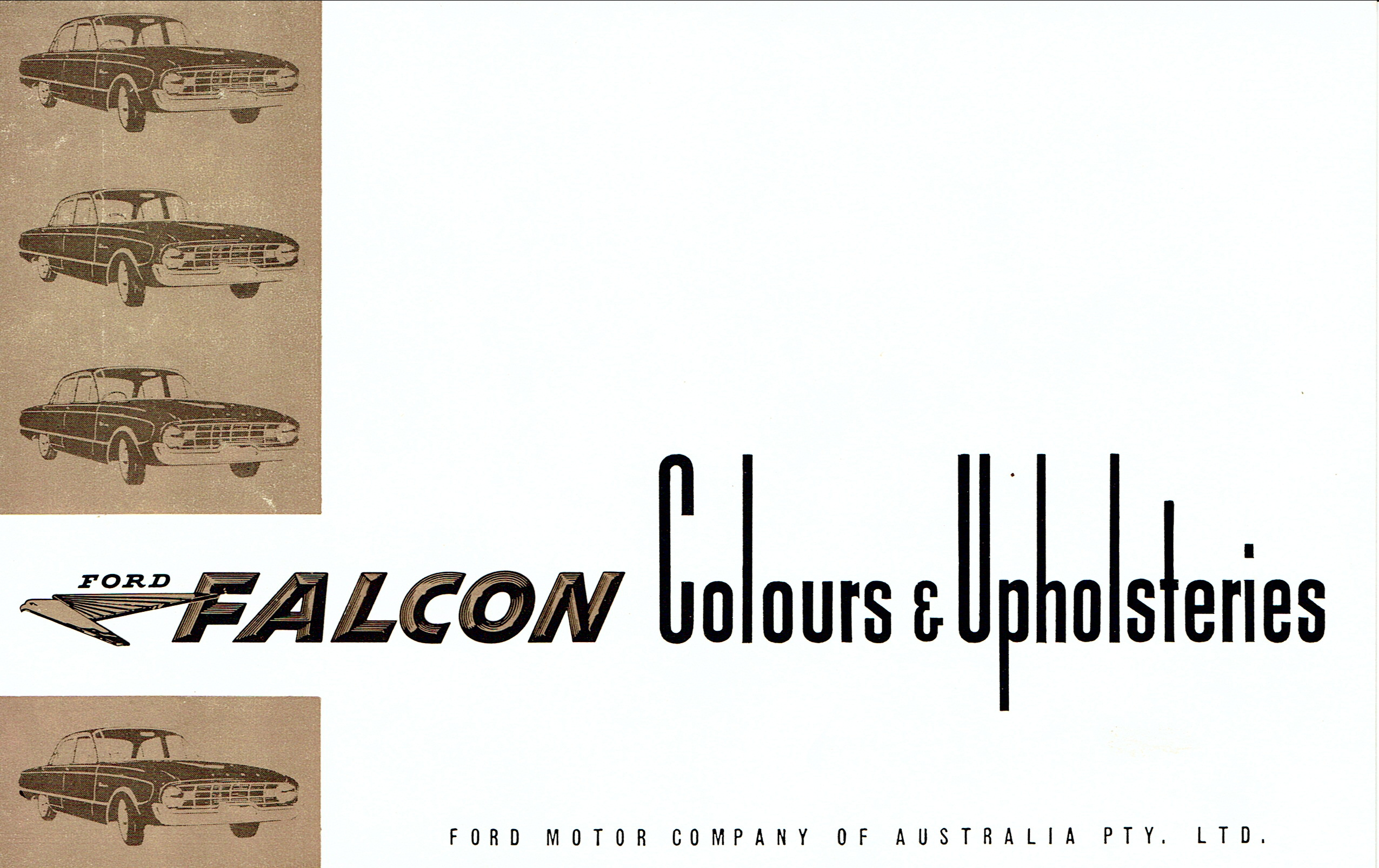 1960 Ford Falcon XK Paint Chart
