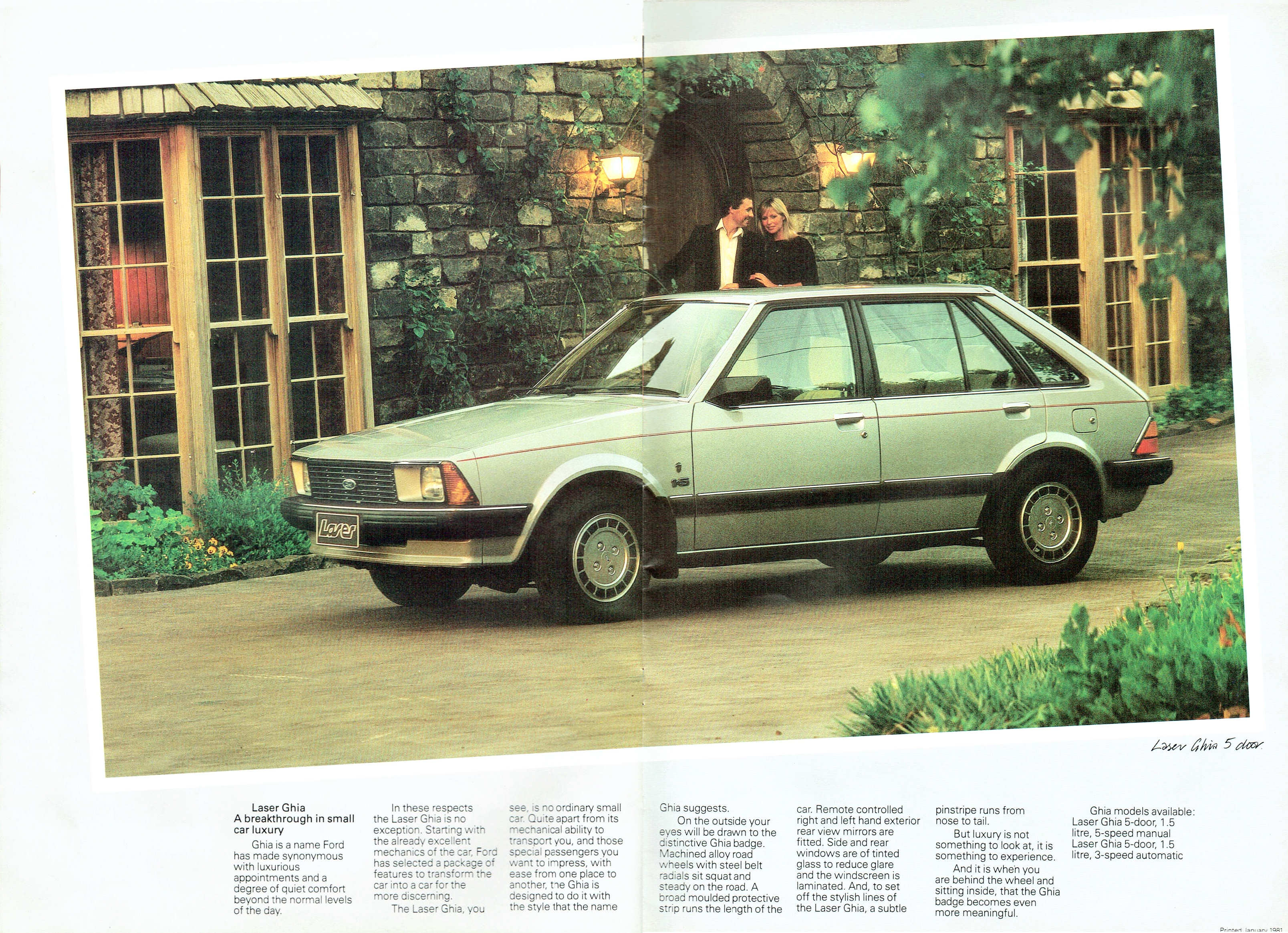 1981 Ford KA Laser Brochure