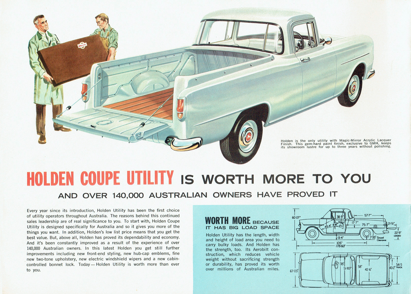 1961 Holden EK Utility & Panel Van Brochure