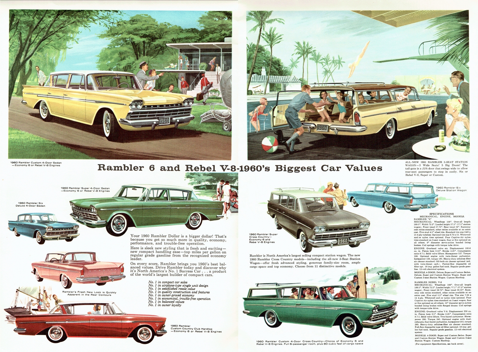 1960 Rambler Full Line Brochure