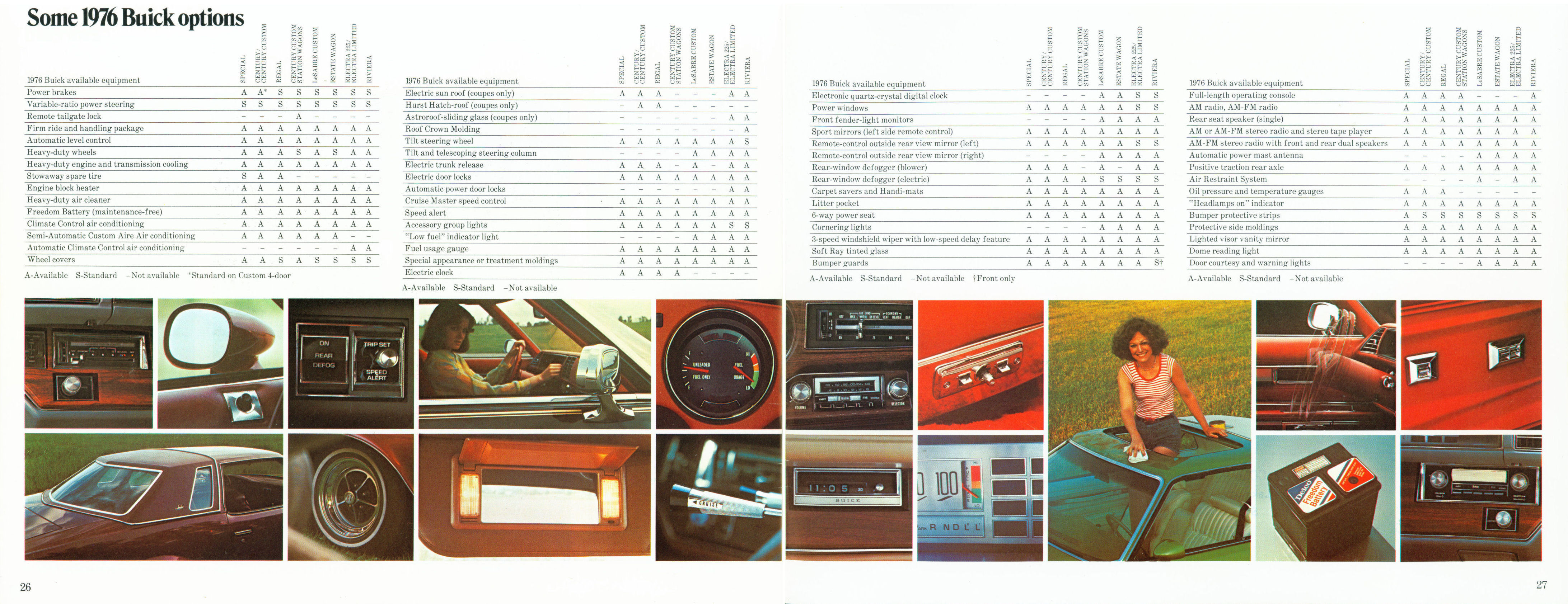 1976 Buick Full Line Brochure