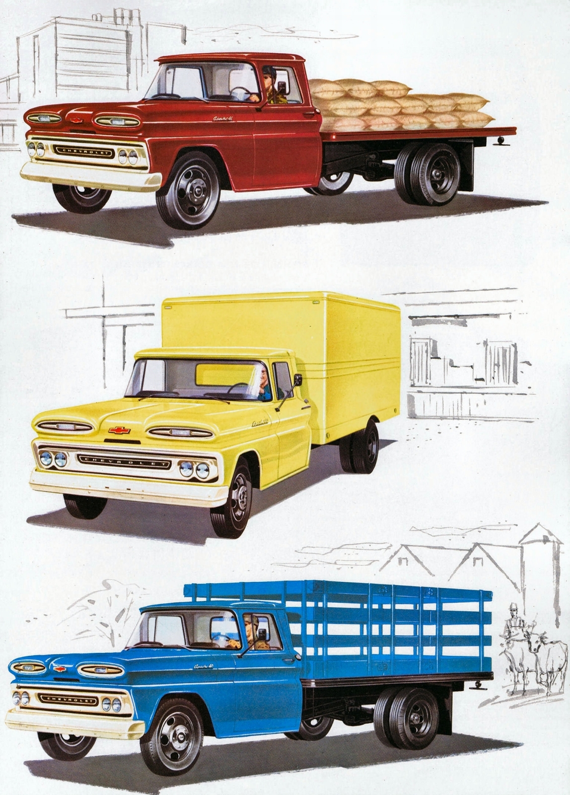 1961 Chevrolet C40 Series Trucks Brochure
