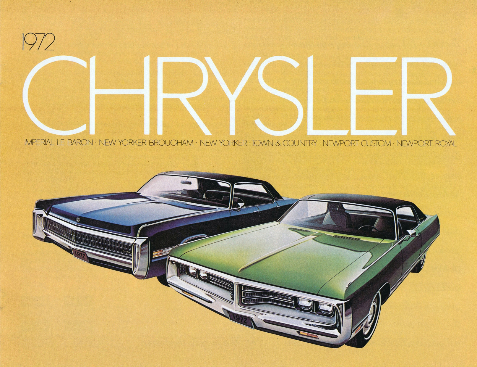 1972 Chrysler Full Line Brochure