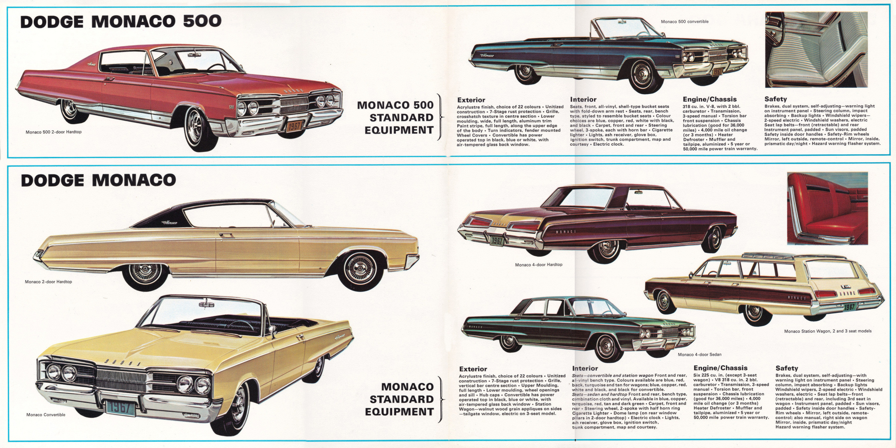 1967 Dodge Full Size Brochure