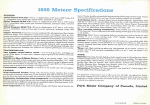 1959 Meteor Brochure