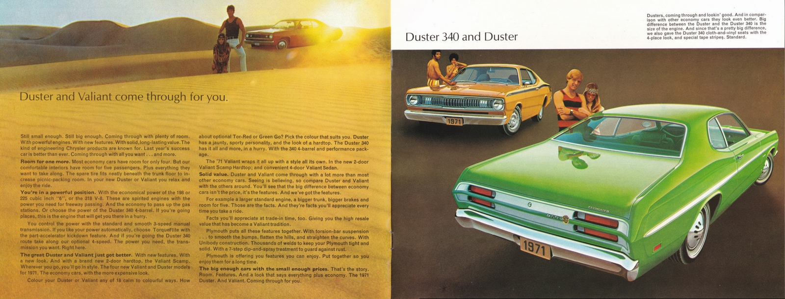 1971 Valiant Duster Brochure