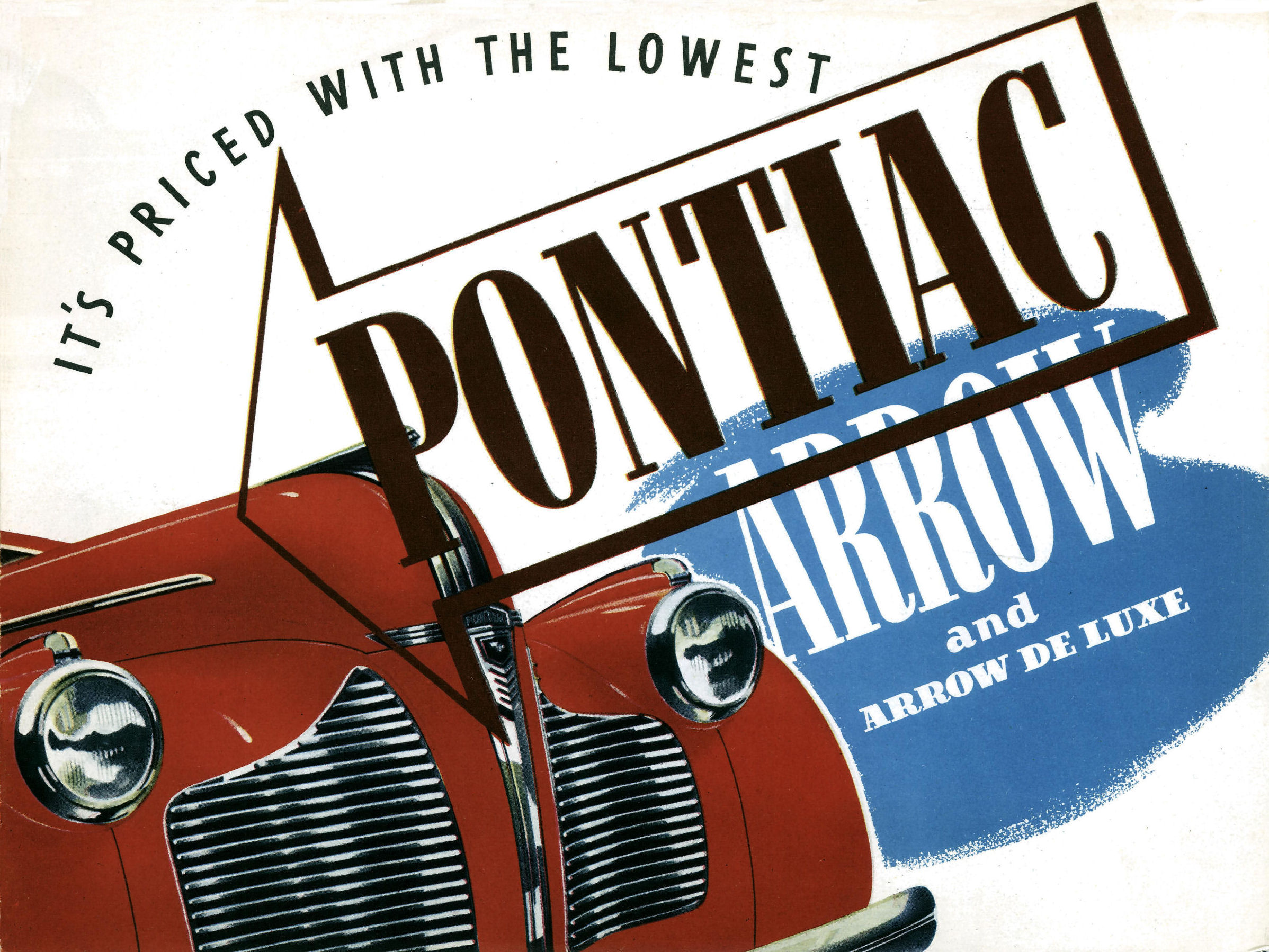 1940 Pontiac Arrow Foldout (Canadian)