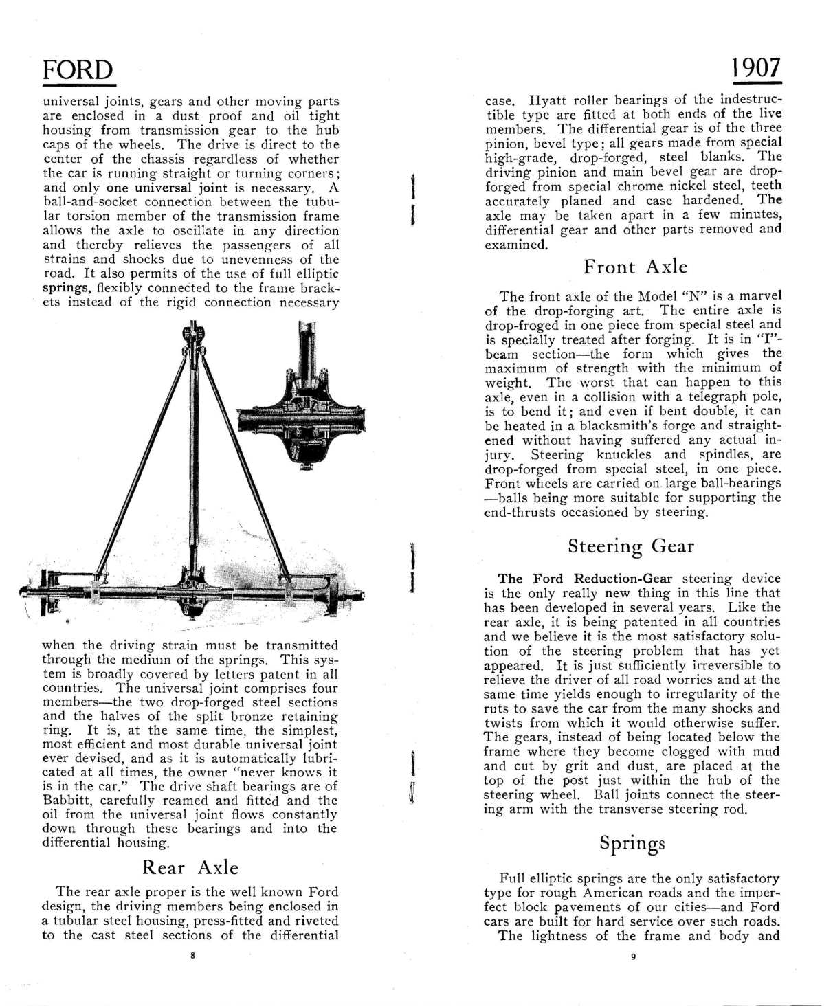 1907 Ford Model N Brochure