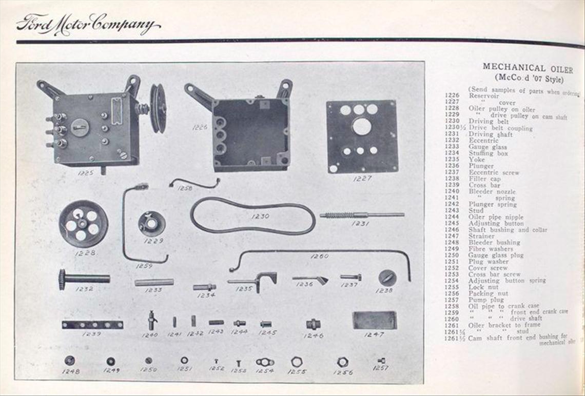 1908 Ford Model N-R-S Price List