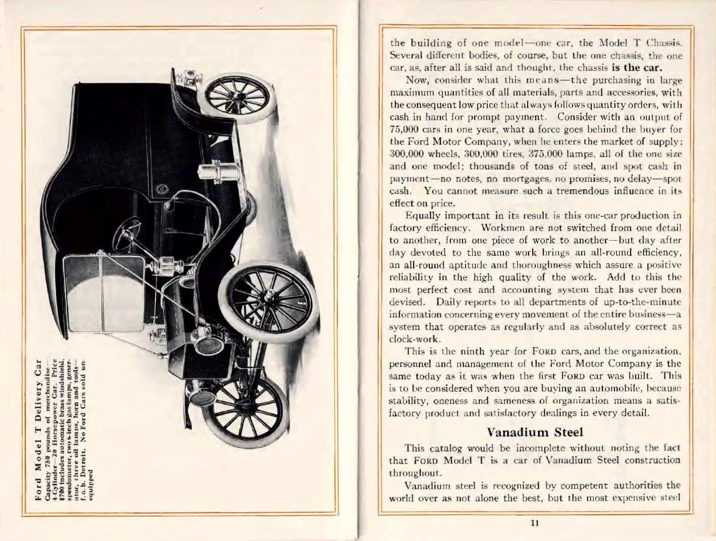 1912 Ford Motor Cars Edition 1 Catalogue