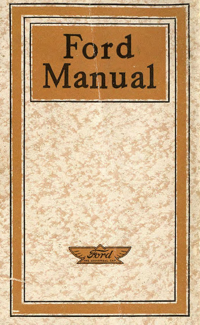 1919 Ford User Manual