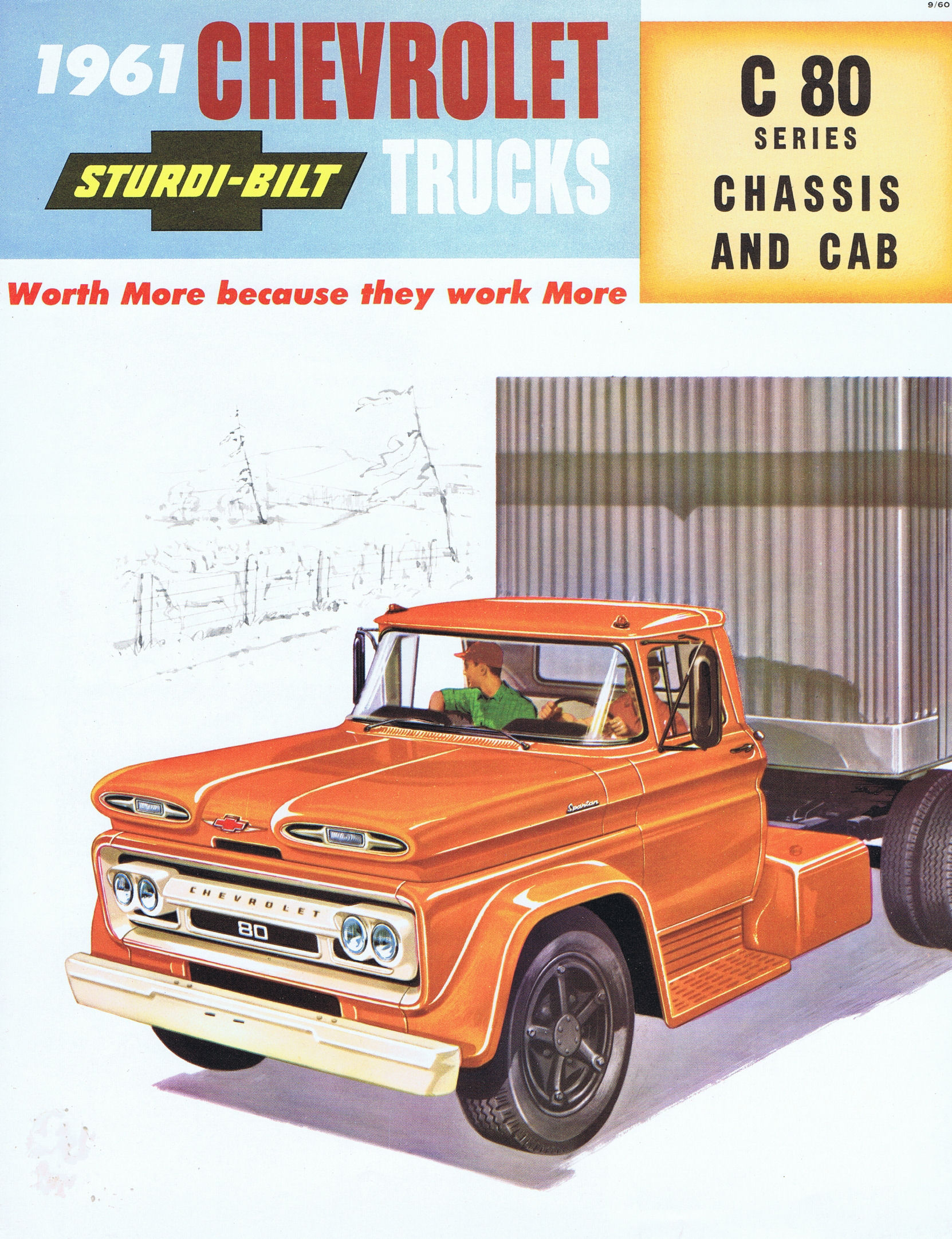 1961 Chevrolet C80 Series Truck Brochure