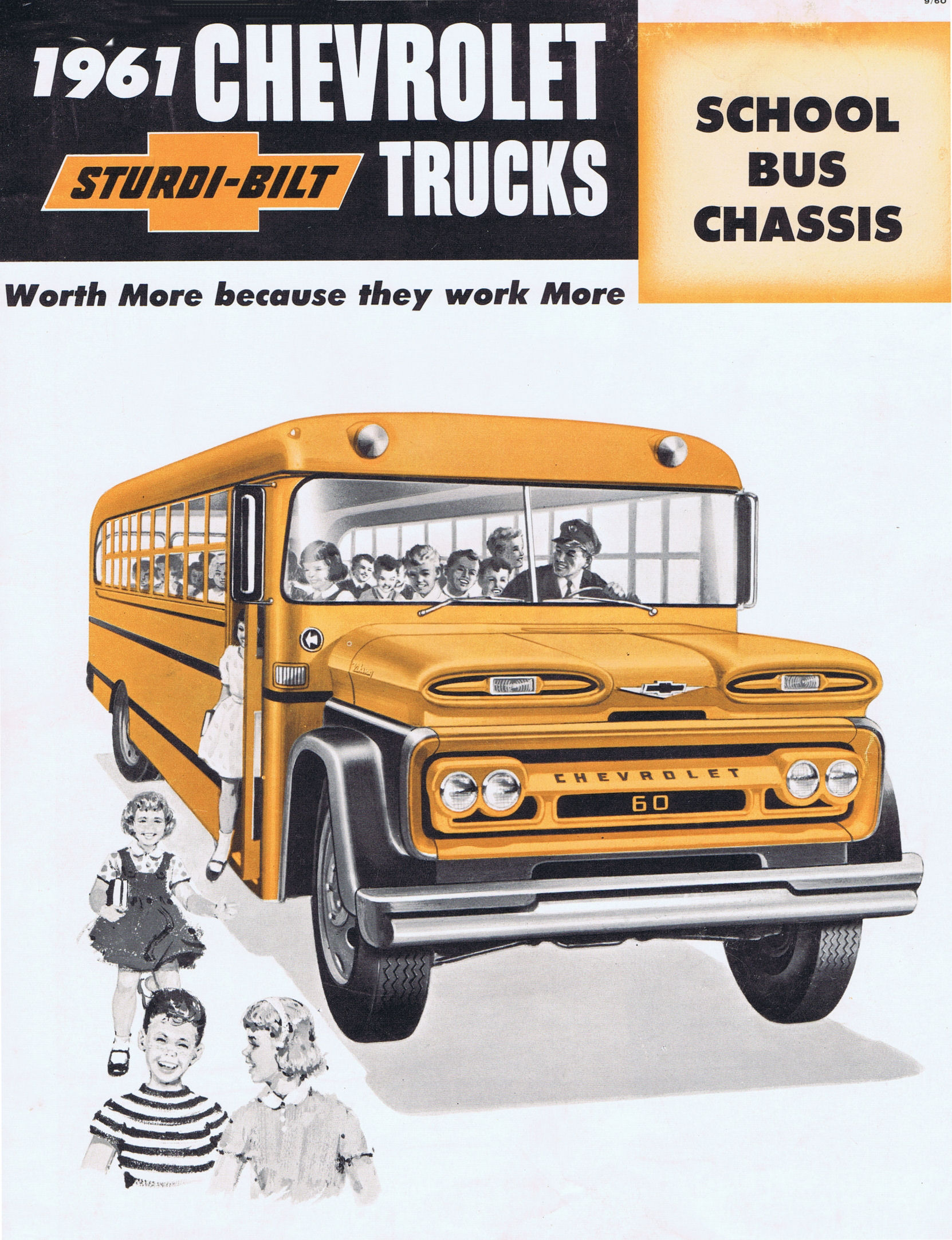 1961 Chevrolet School Bus Brochure