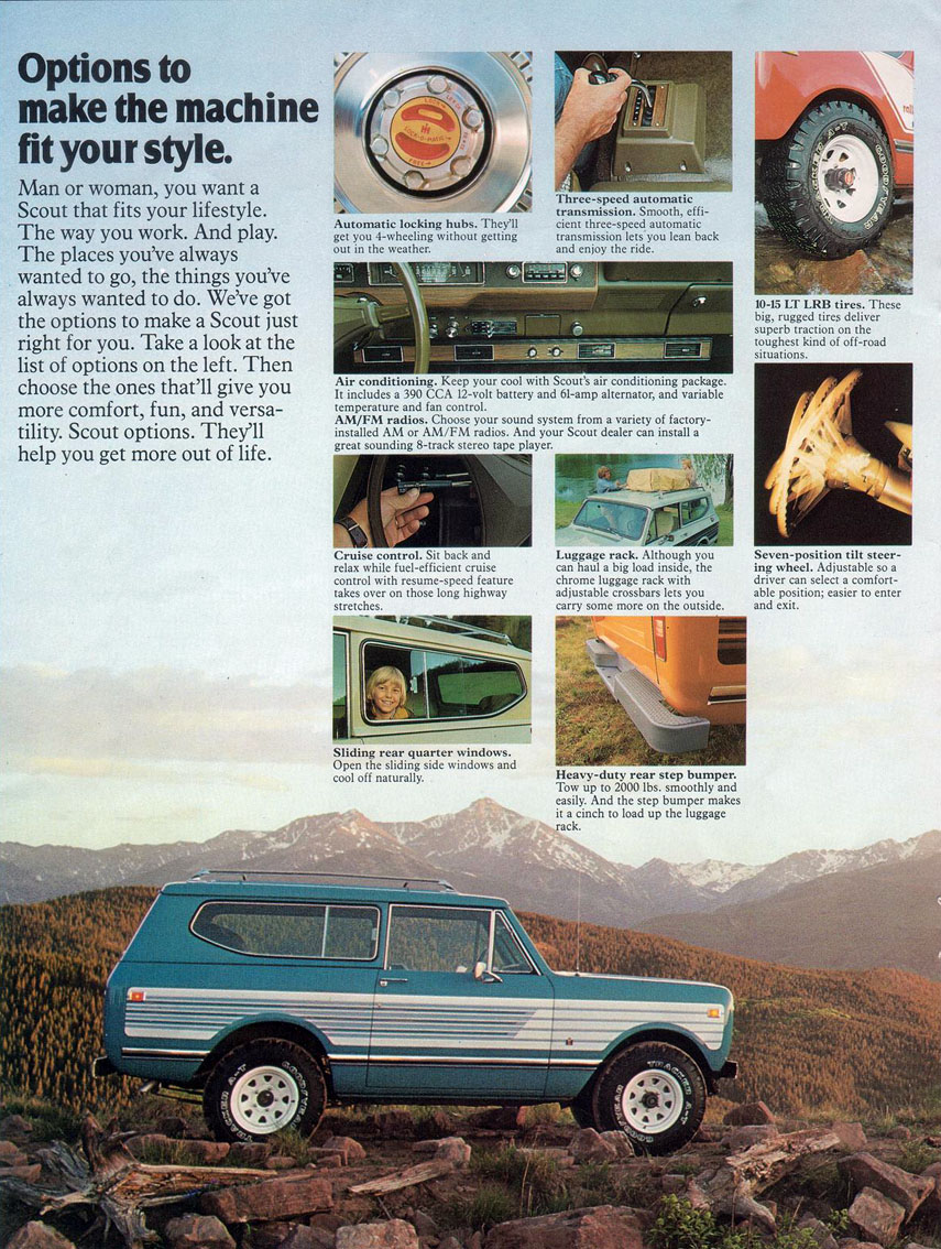 1978 International Scout II Brochure