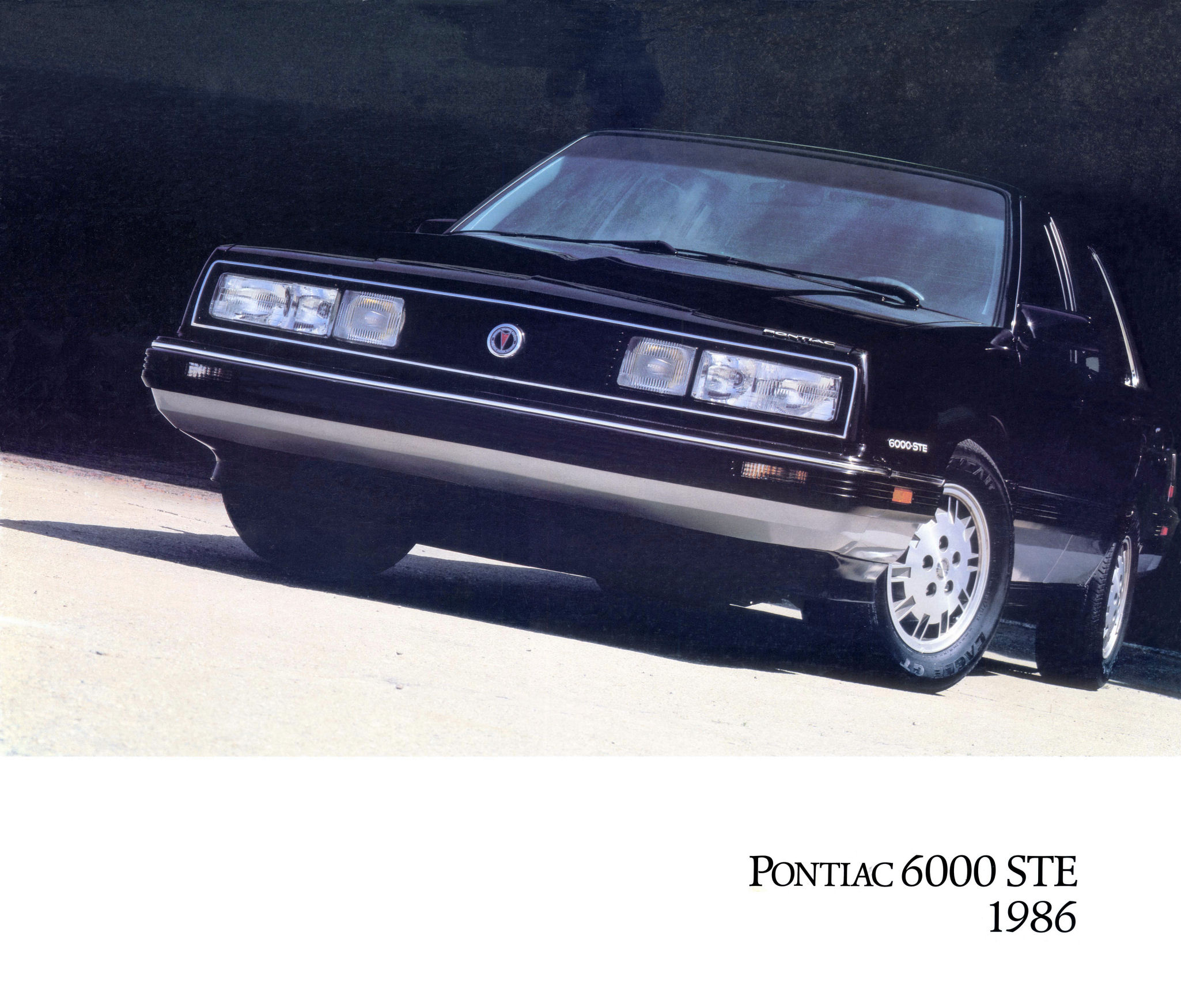 1986 Pontiac Showroom Posters